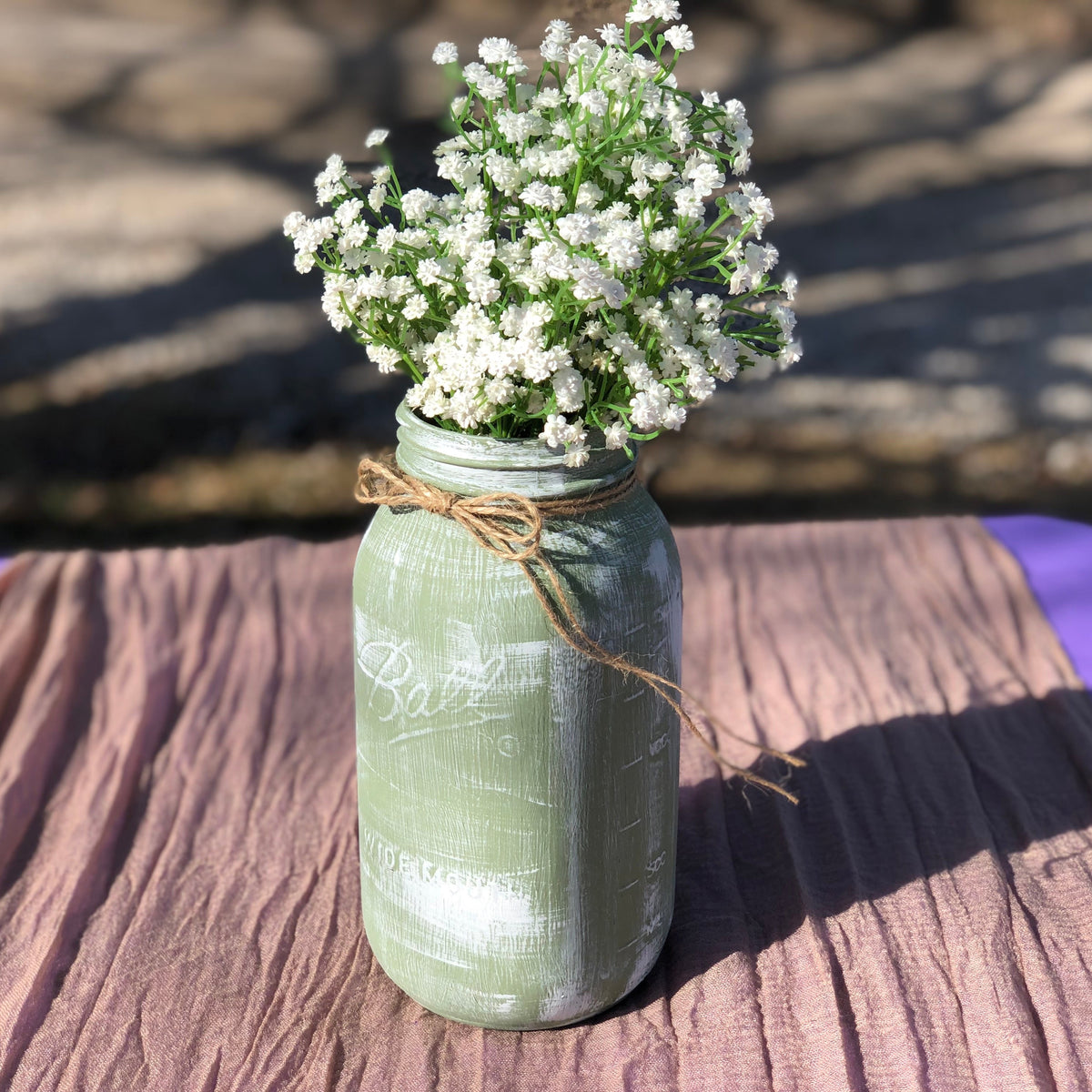 Sage wedding centerpiece | Sage centerpiece for table – The Little ...