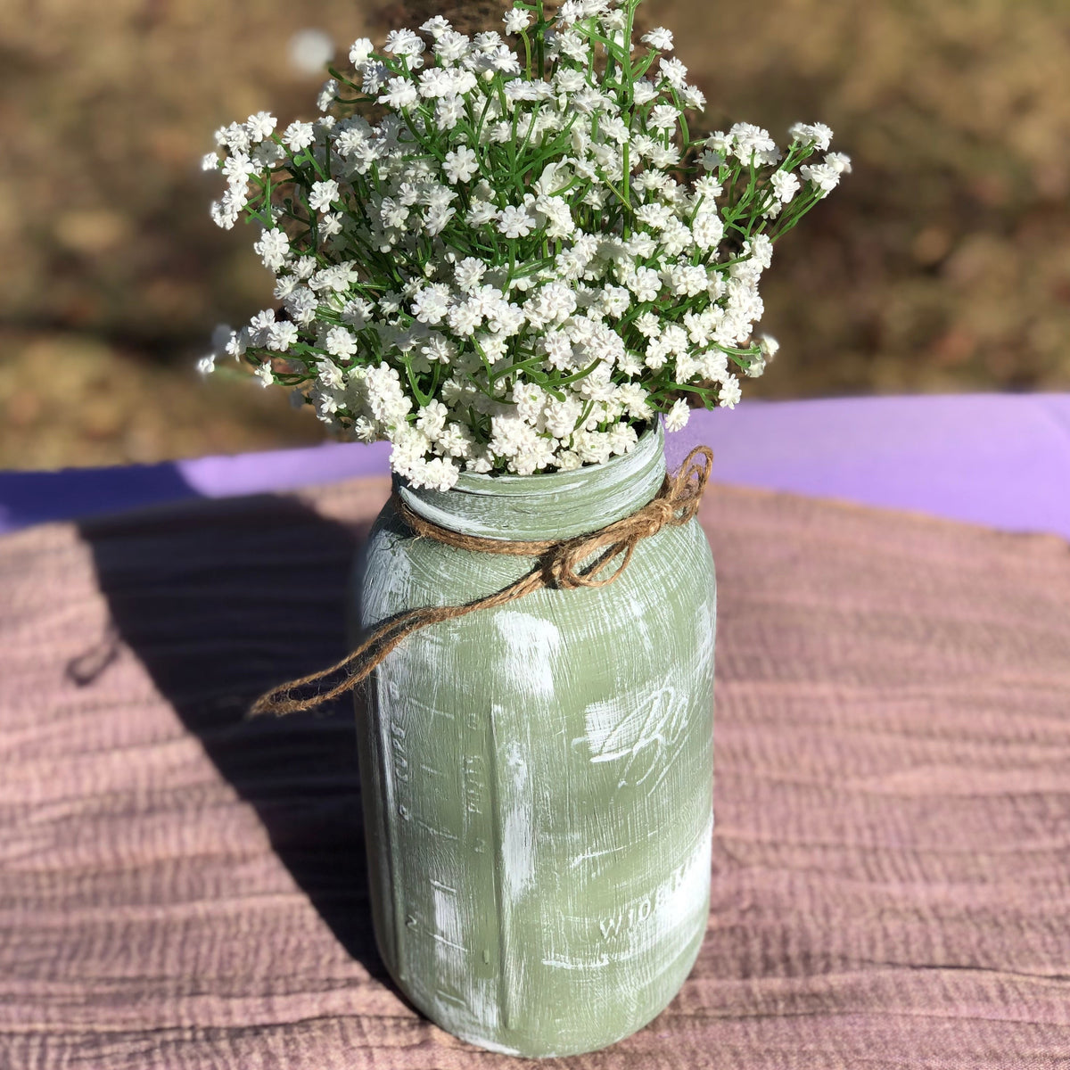 Sage wedding centerpiece | Sage centerpiece for table – The Little ...